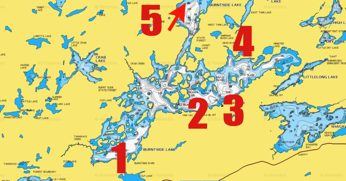 Navionics lake map
