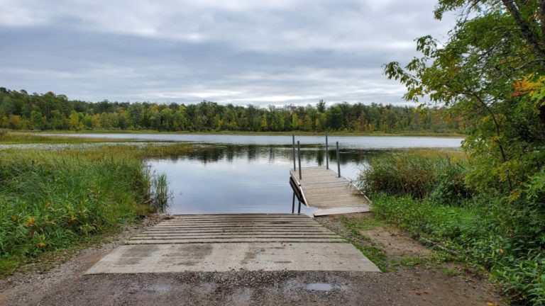 Boat landing on south end